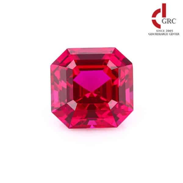 Buy Asscher cut lab grown ruby online - WeJEWELER Shop