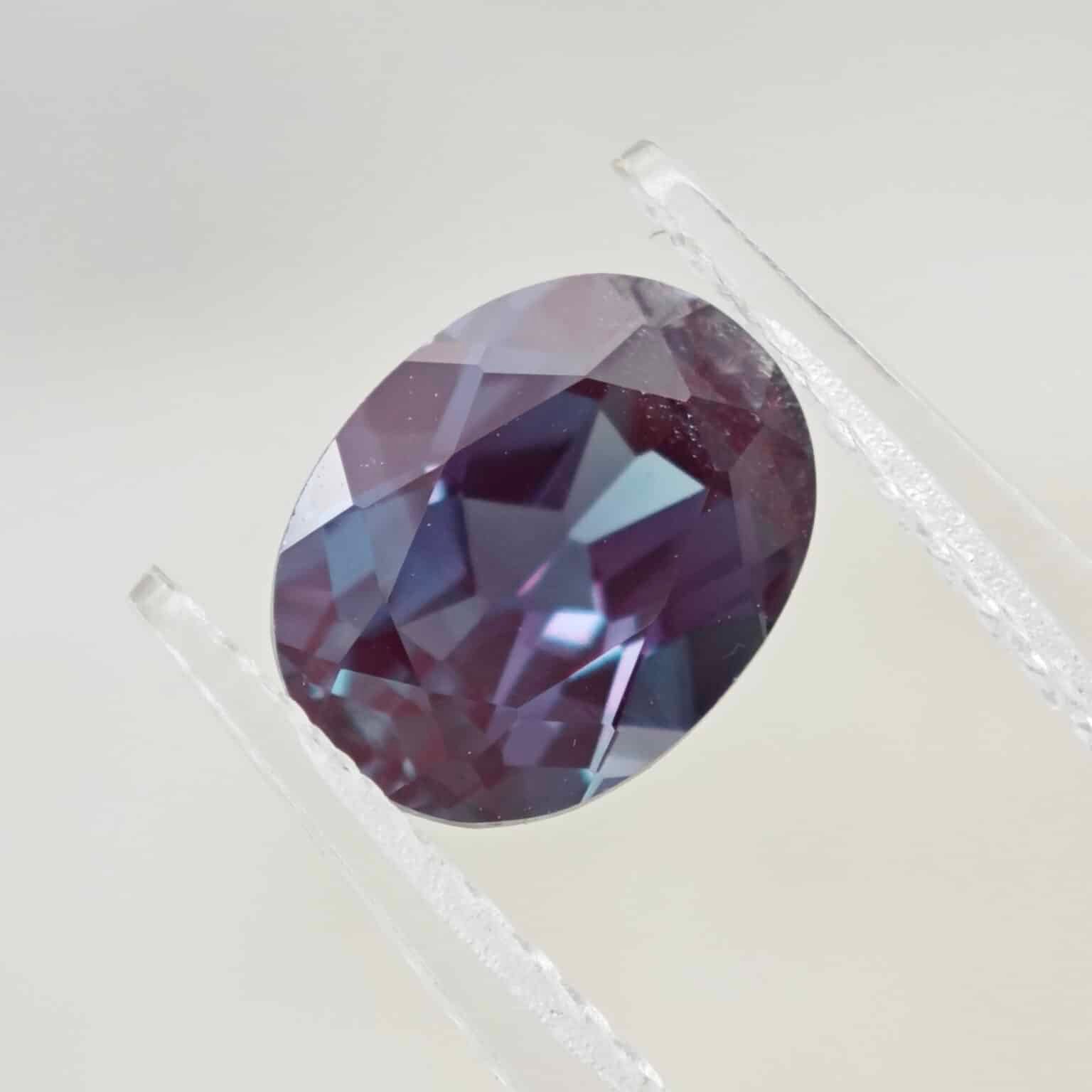 Shop AGL Certified Oval Cut Lab Grown Alexandrite Online